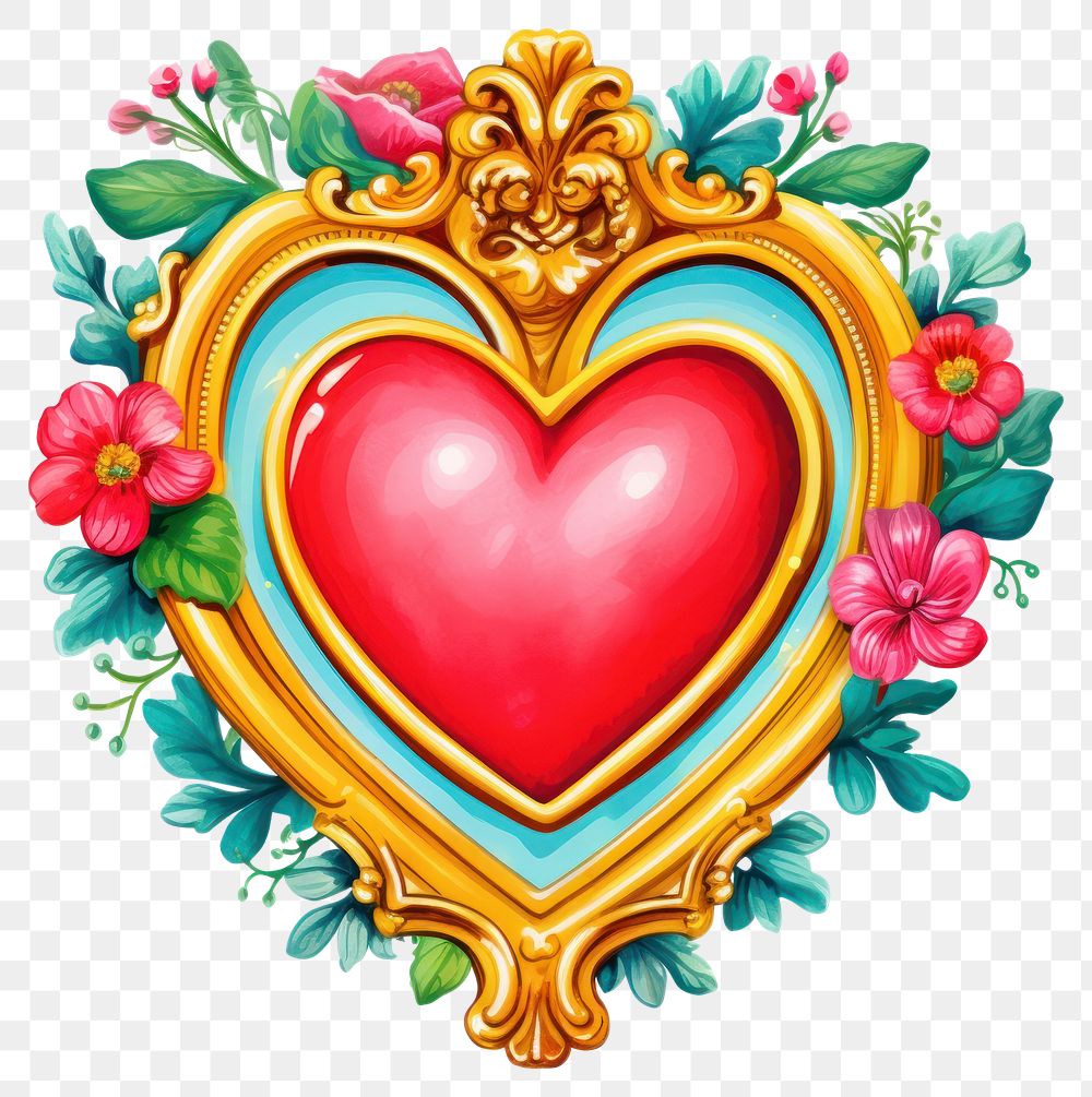 PNG Heart printable sticker pattern | Premium PNG - rawpixel