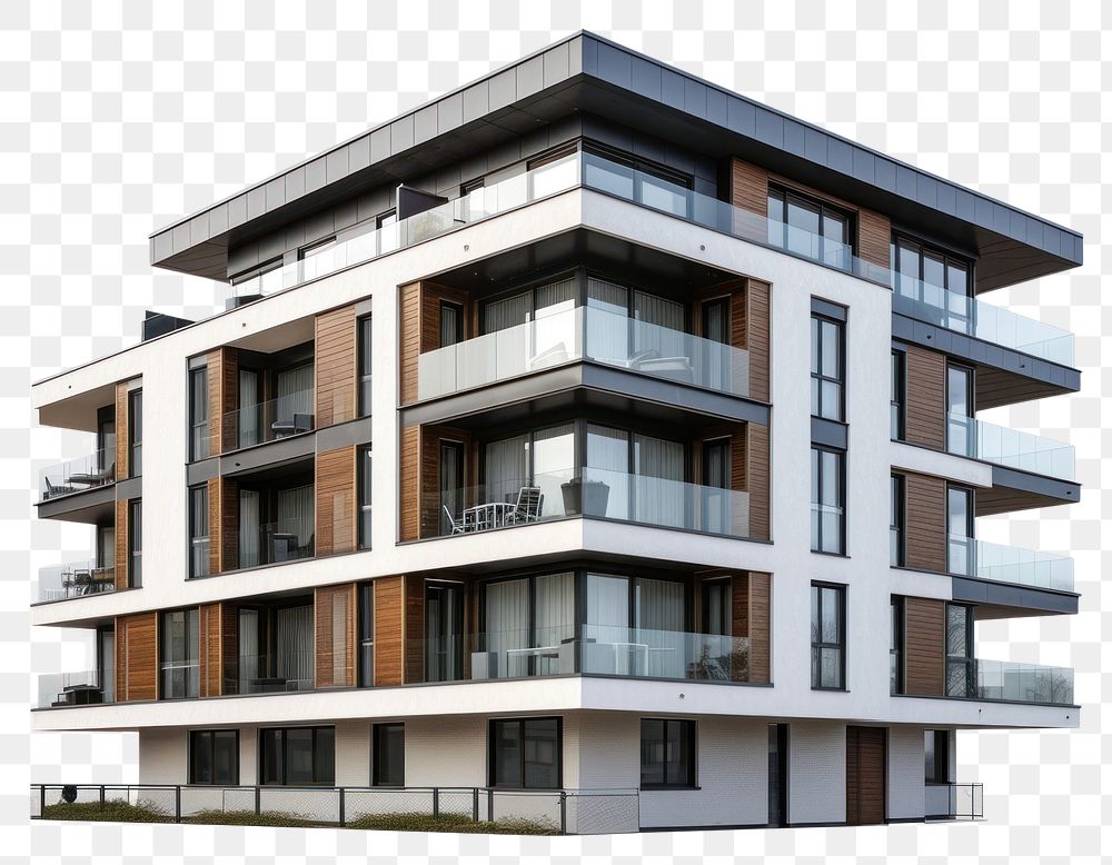 PNG Modern low rise condo | Free PNG - rawpixel