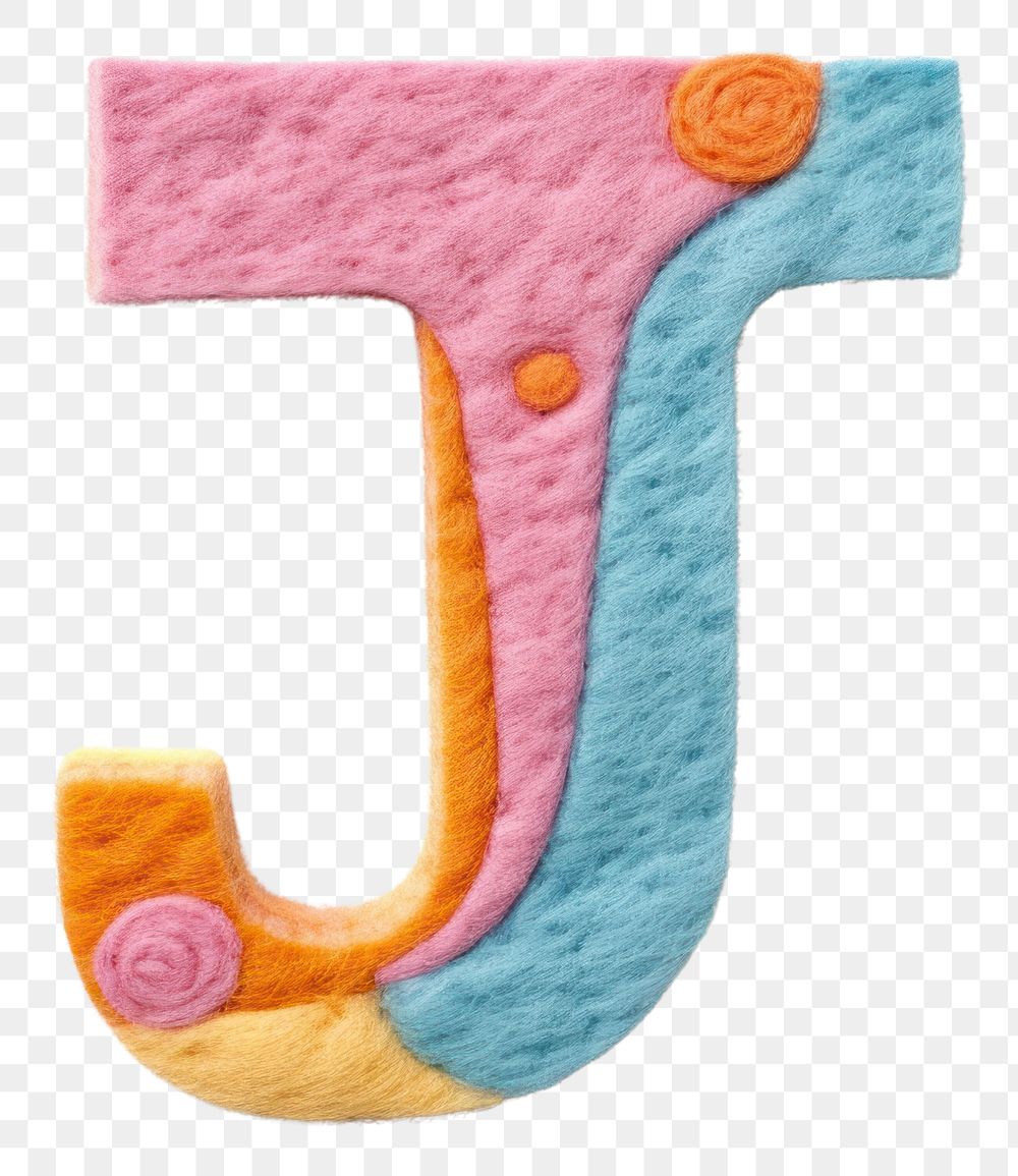 PNG Letter J cute felt | Premium PNG - rawpixel