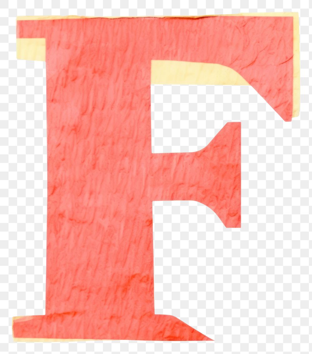 PNG Alphabet F paper collage | Free PNG - rawpixel