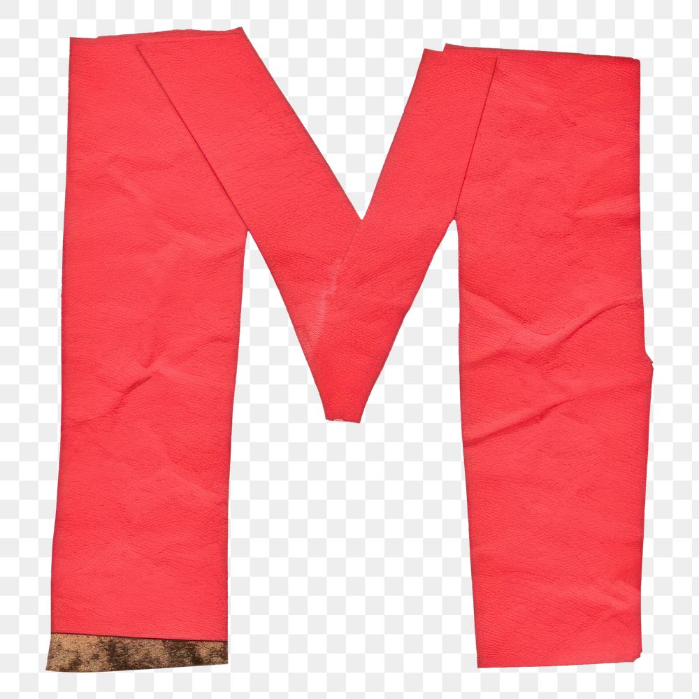 PNG Alphabet M paper craft | Premium PNG - rawpixel