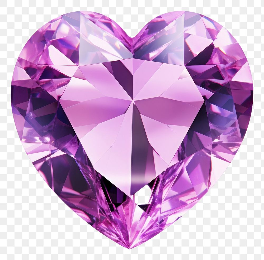 PNG Heart Shape gemstone amethyst | Premium PNG - rawpixel