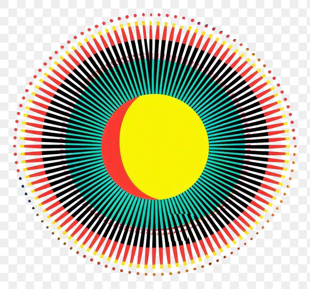 PNG Sun pattern yellow art. | Premium PNG - rawpixel