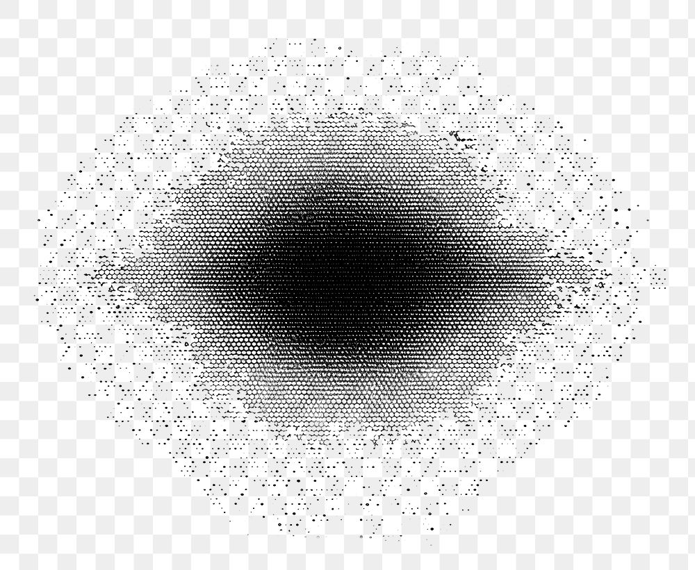 Abstract round png halftone element | Premium PNG - rawpixel