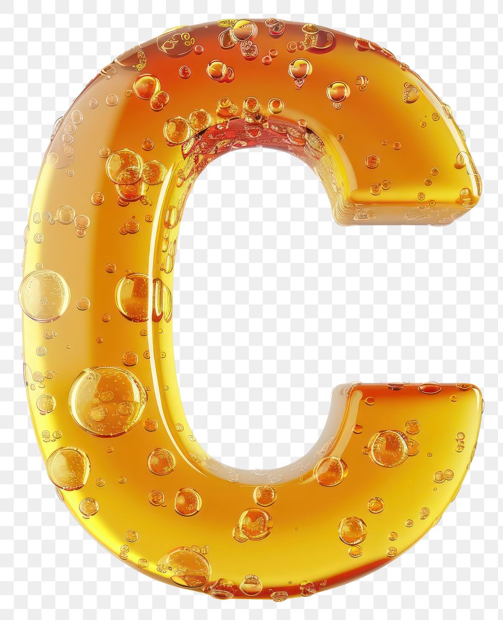 Letter C yellow bubble number | Free PNG - rawpixel