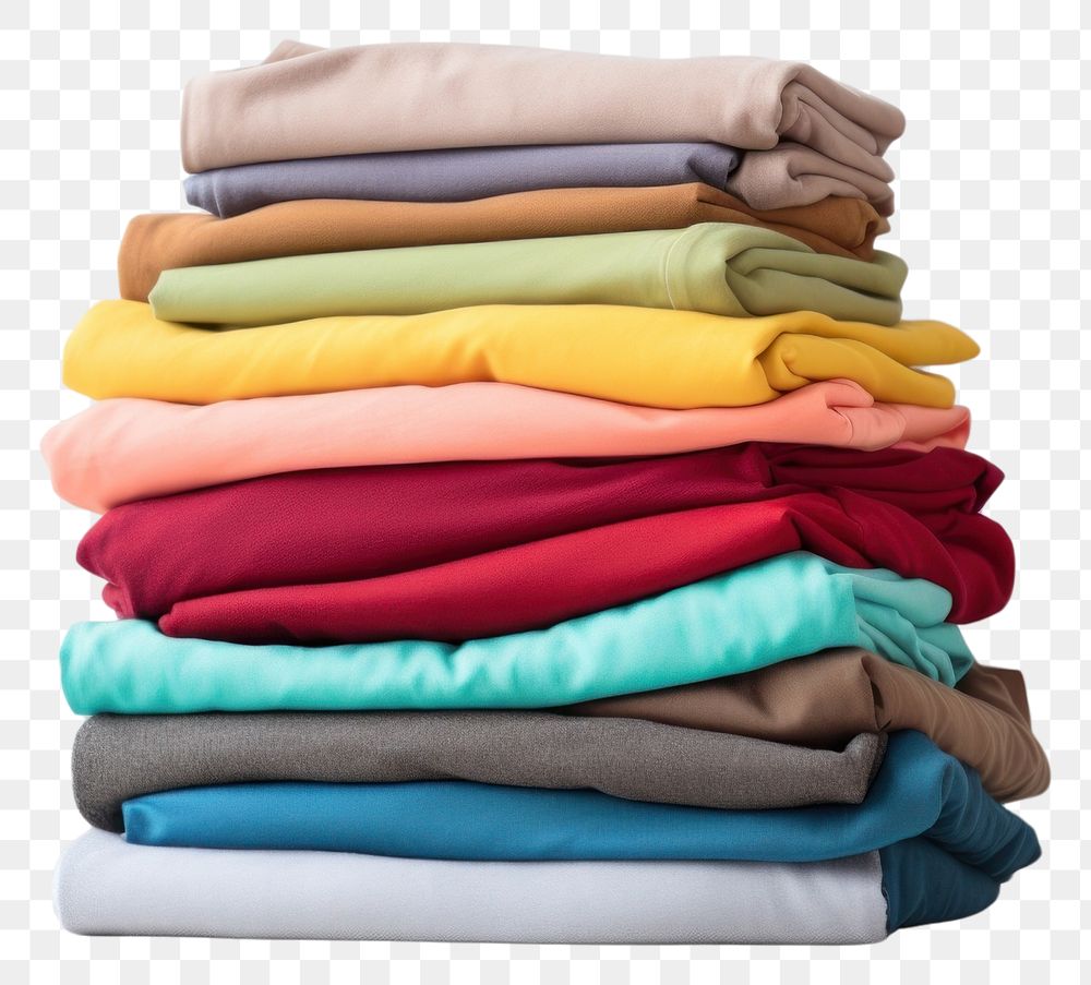 PNG Stack colorful clothes laundry | Premium PNG - rawpixel
