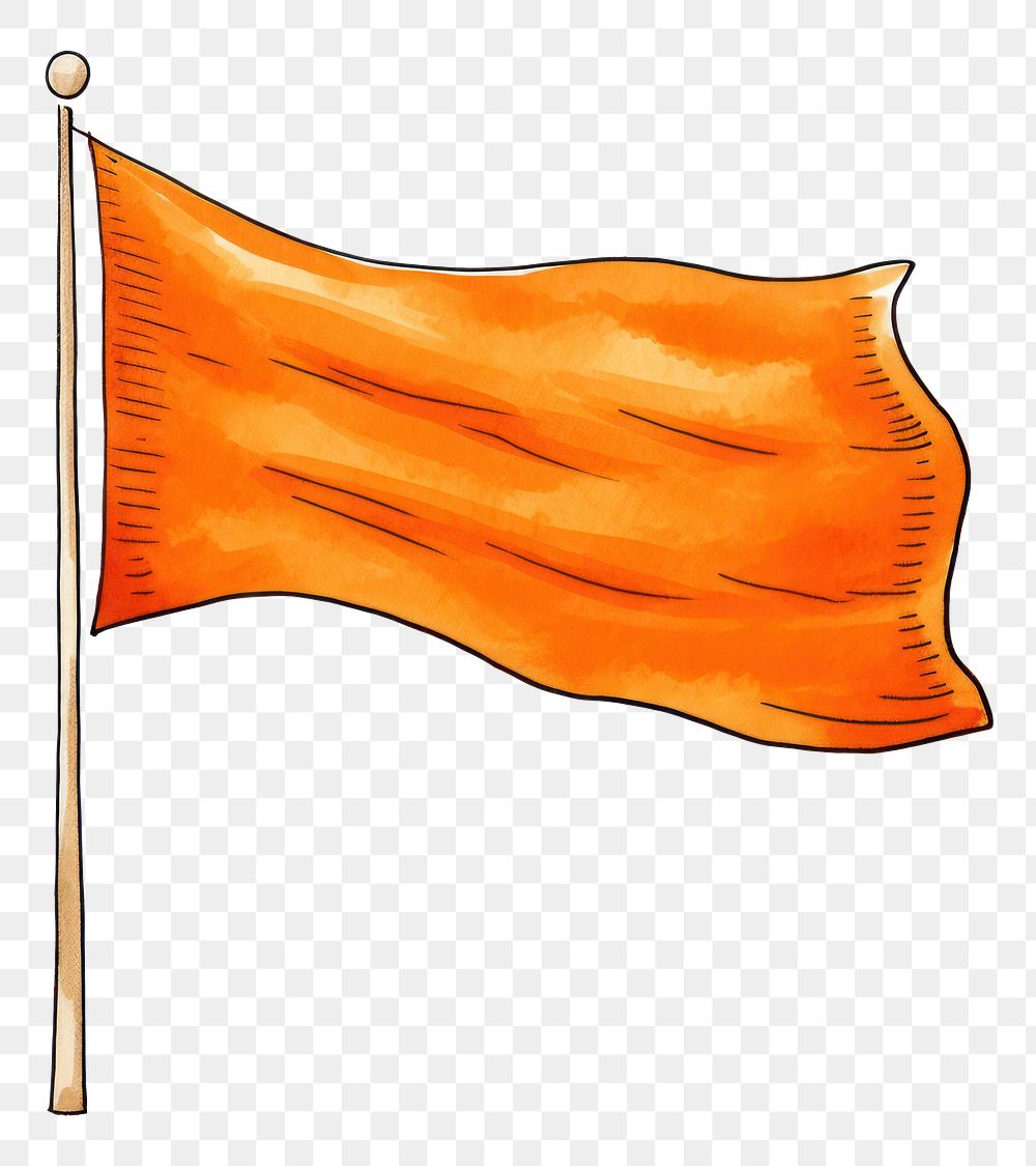 PNG Orange color flag line | Free PNG - rawpixel