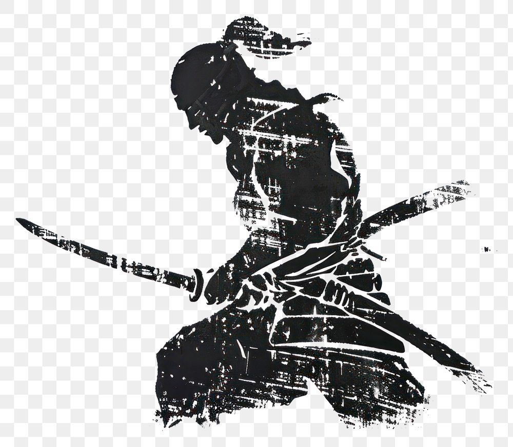 PNG Samurai samurai stencil | Premium PNG - rawpixel