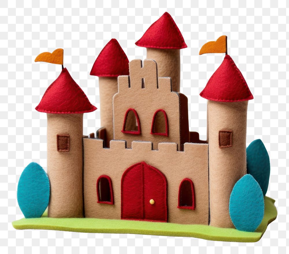 PNG Photo felt castle craft | Premium PNG - rawpixel