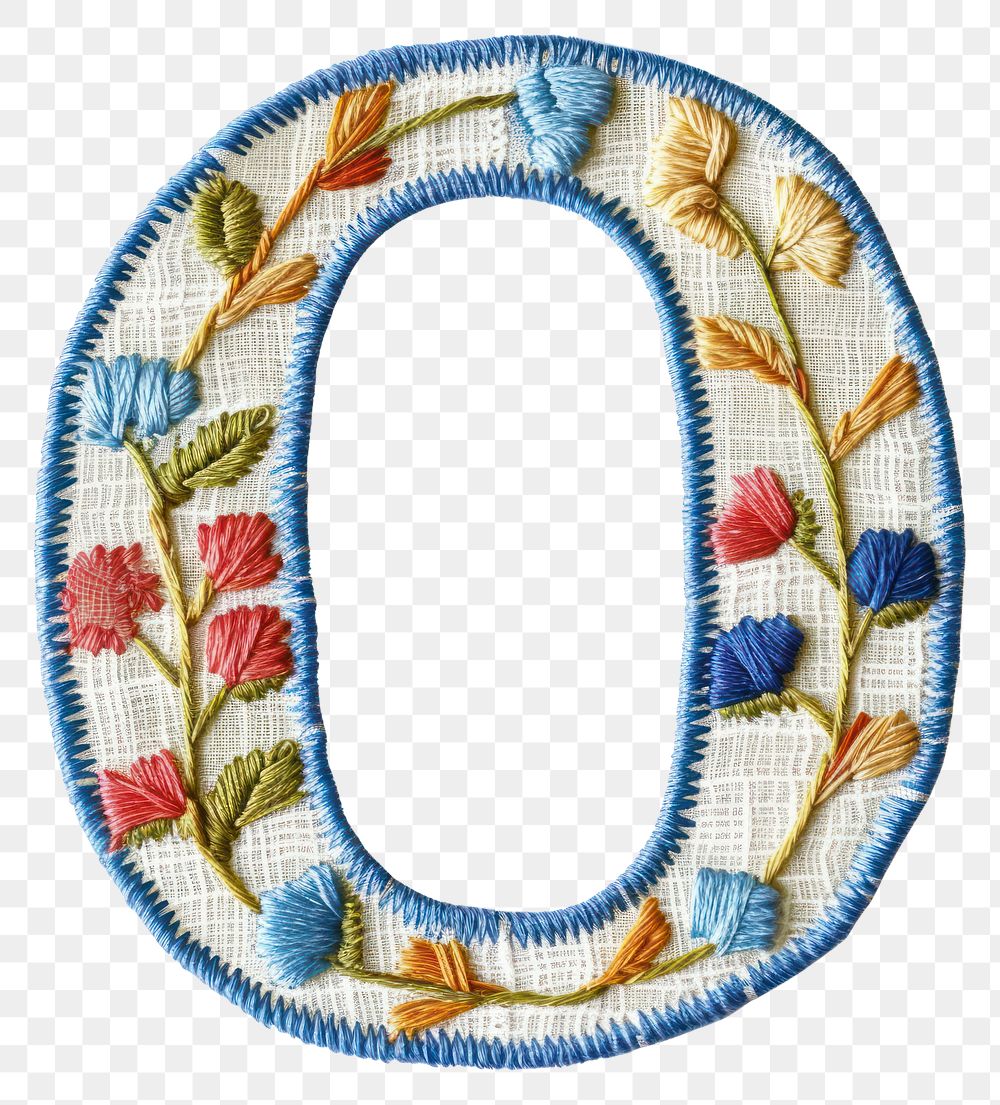 PNG Alphabet O embroidery pattern | Premium PNG - rawpixel
