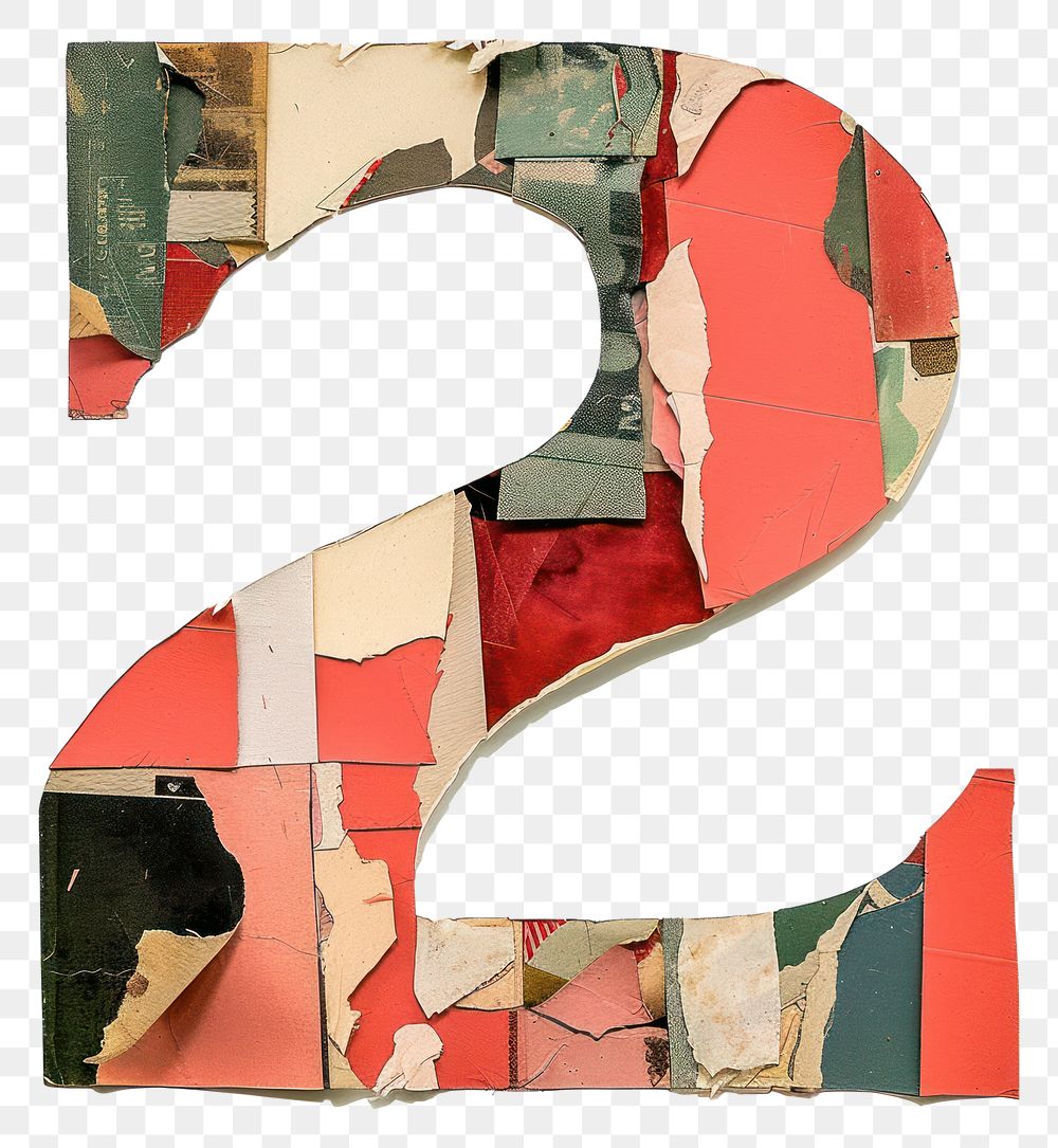 PNG Number 2 paper collage | Free PNG - rawpixel