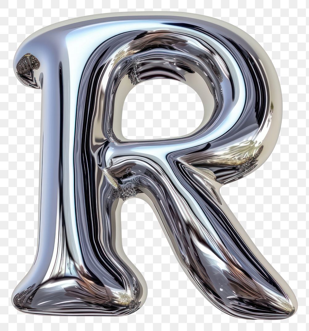 PNG Alphabet R letter silver | Premium PNG - rawpixel