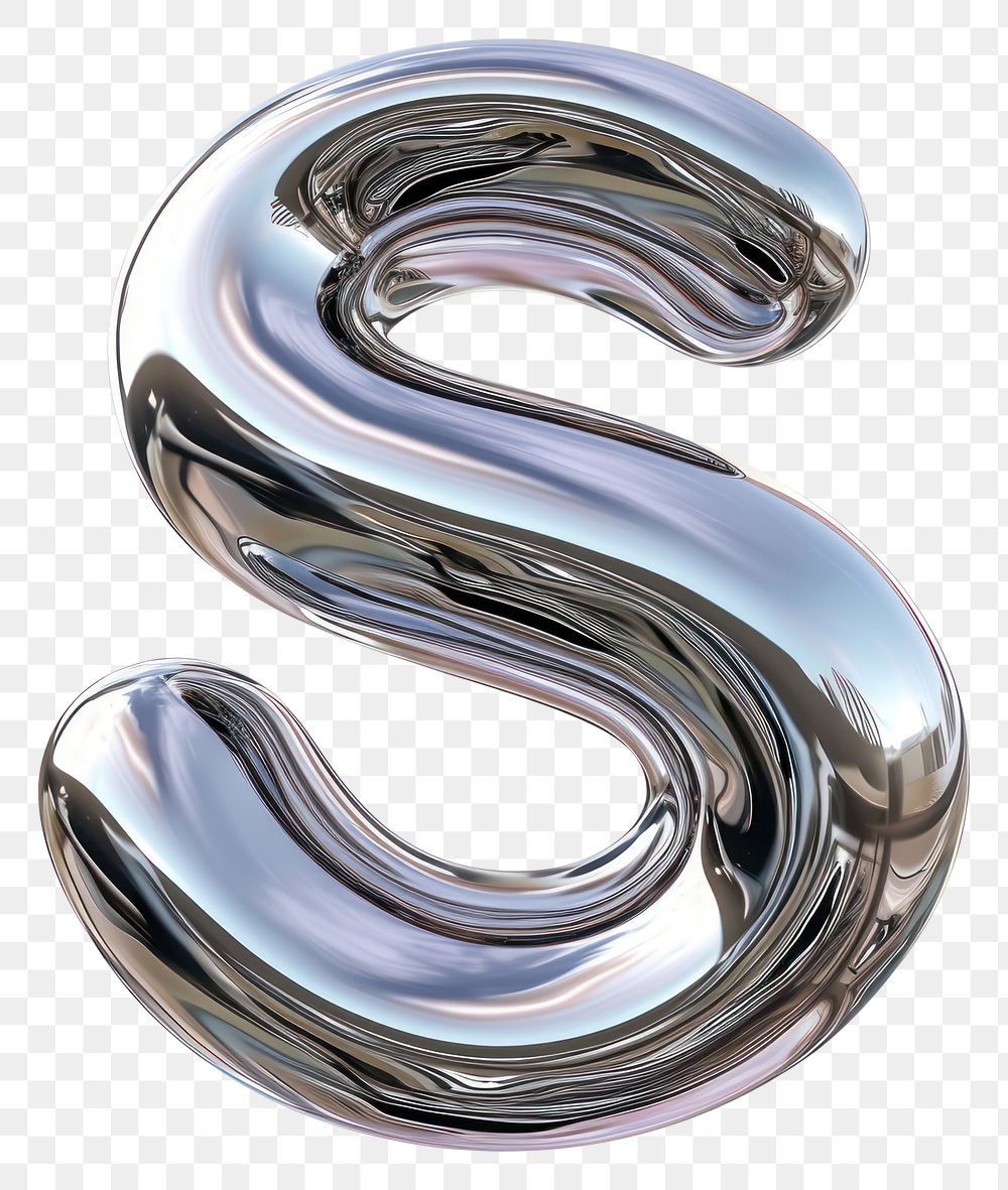 PNG Alphabet S letter silver | Premium PNG - rawpixel