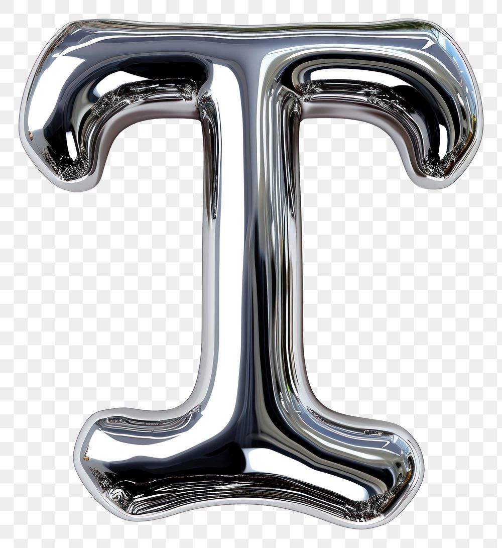 PNG Alphabet T letter silver | Premium PNG - rawpixel