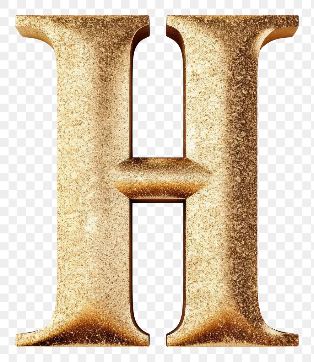 PNG Golden alphabet H letter | Premium PNG - rawpixel