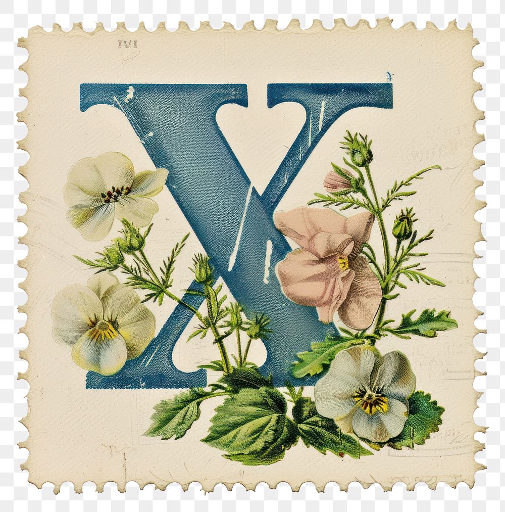 PNG Vintage alphabet X postage | Free PNG - rawpixel