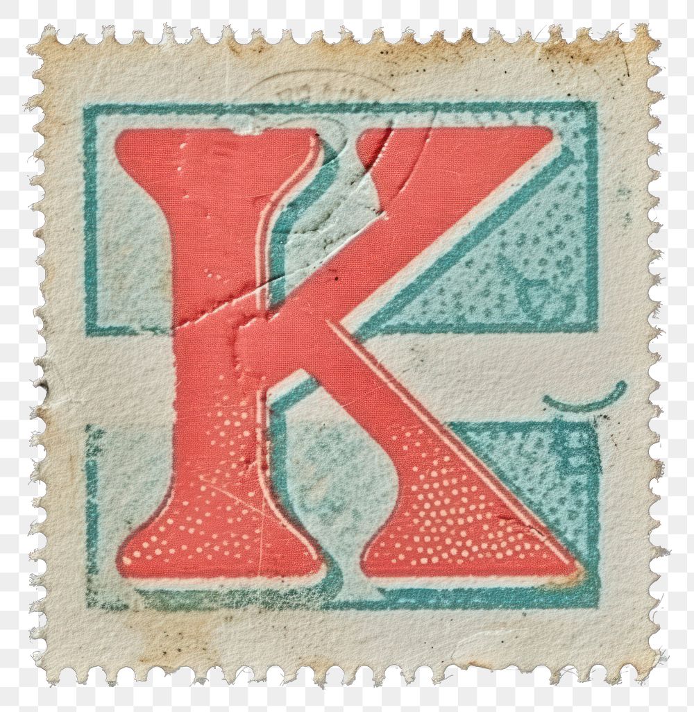 PNG Vintage alphabet K postage | Free PNG - rawpixel
