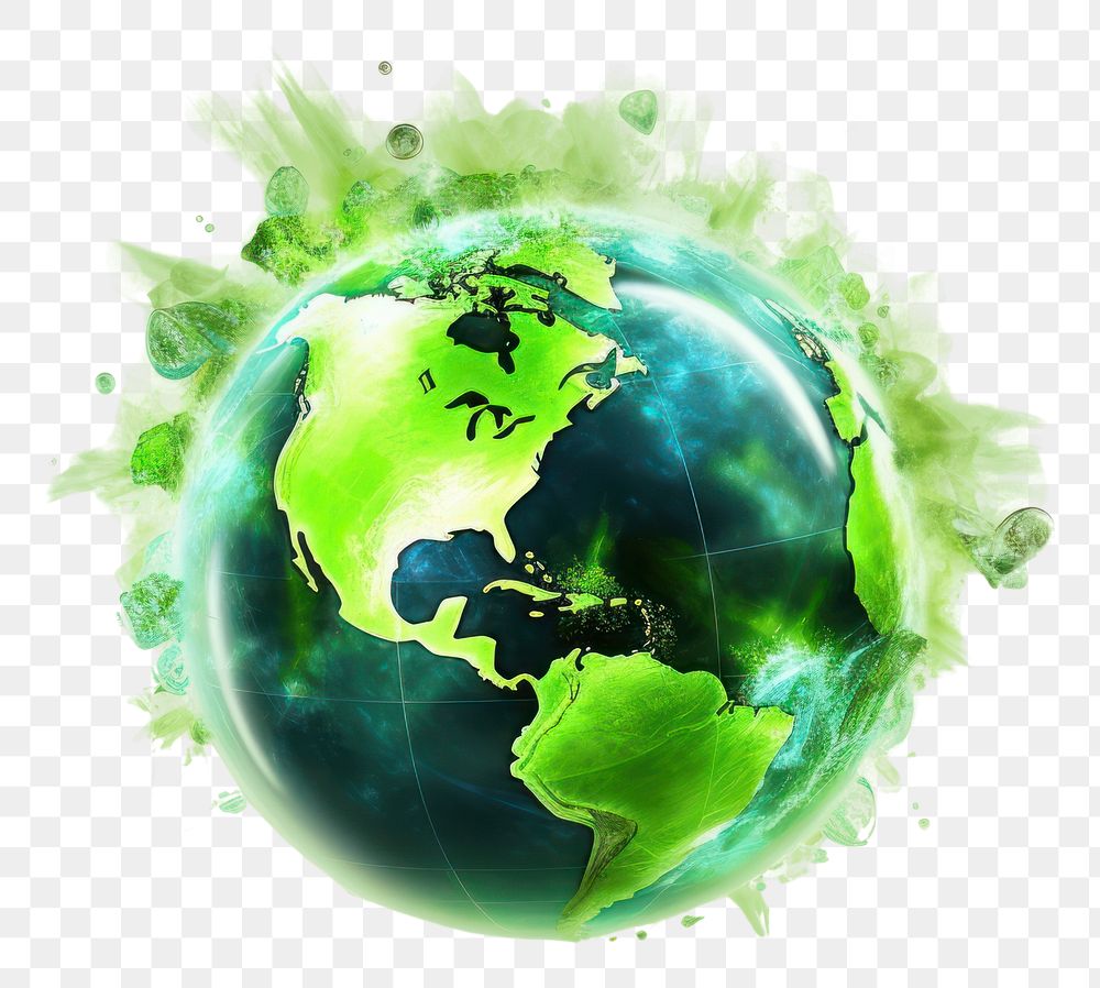 PNG Green earth globe sphere | Premium PNG - rawpixel