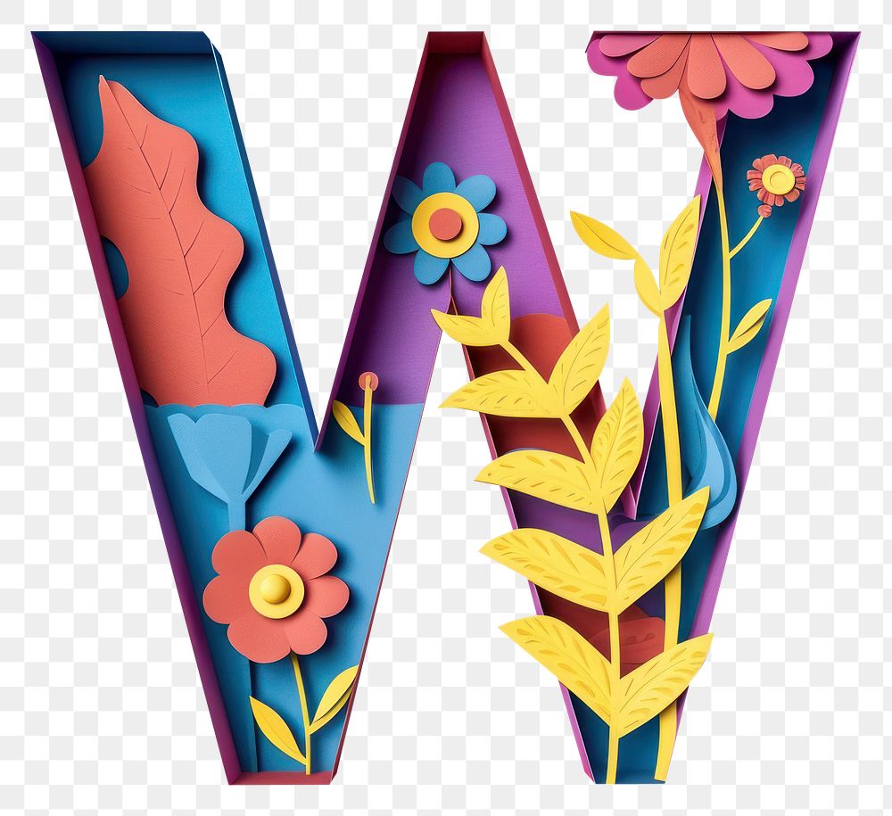 PNG Letter W creativity fragility | Free PNG - rawpixel