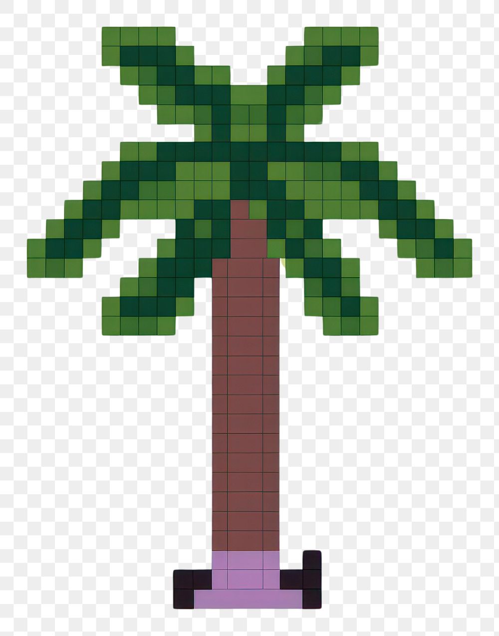 PNG Coconut tree pixel plant | Premium PNG - rawpixel