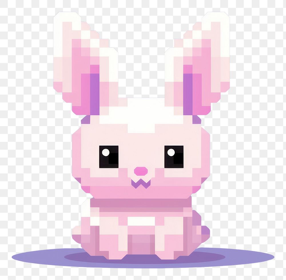 PNG Rabbit pixel animal mammal | Free PNG - rawpixel