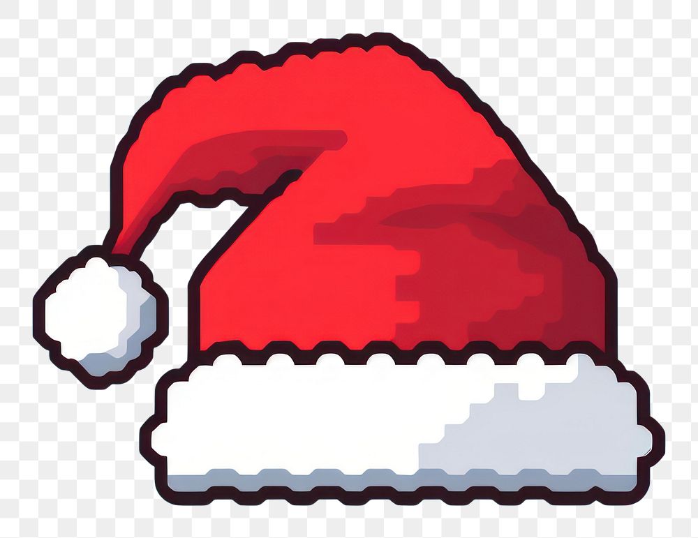 PNG Santa hat pixel shape | Premium PNG - rawpixel