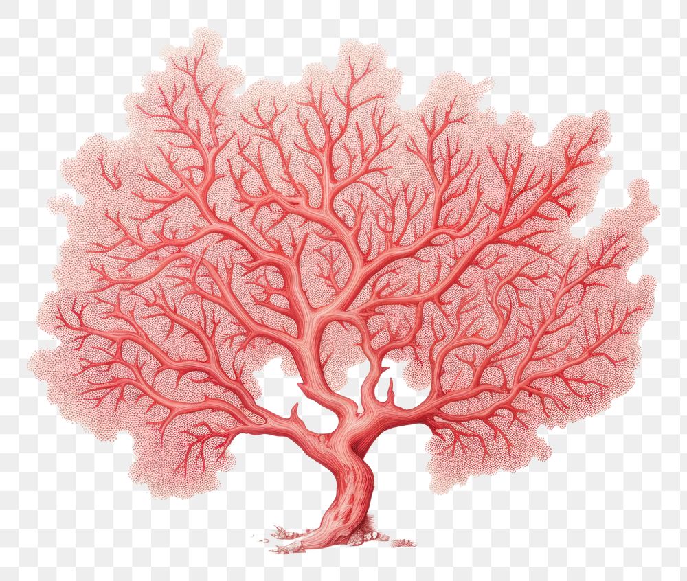 PNG Coral drawing sketch plant. | Free PNG - rawpixel
