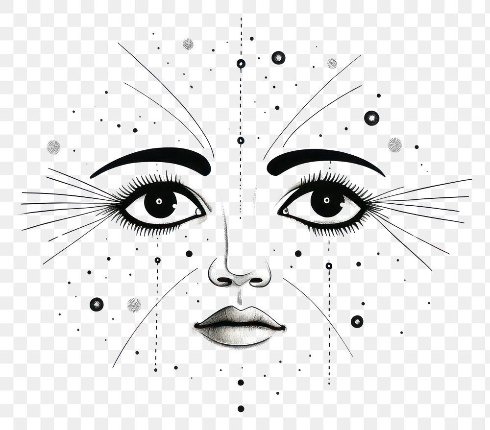 PNG Woman Third eyes face | Free PNG - rawpixel