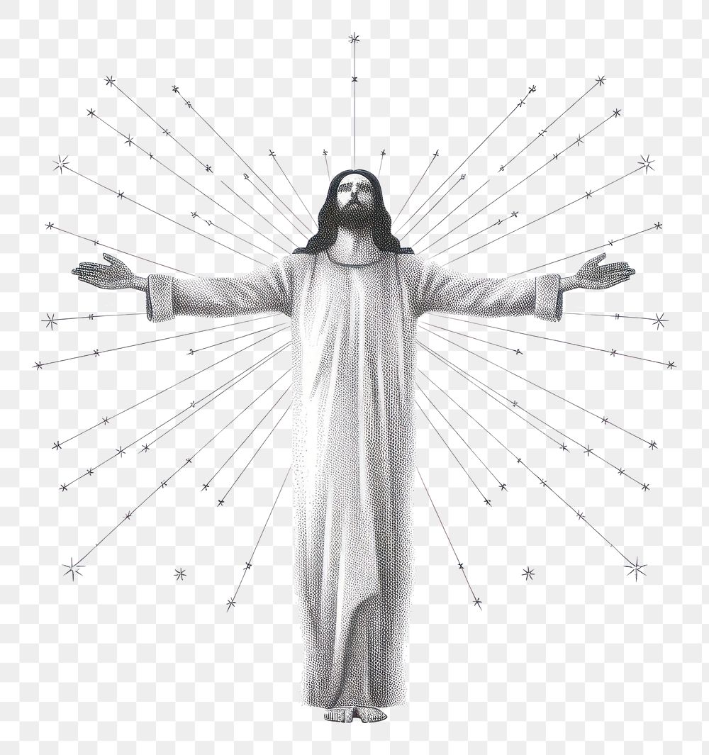 PNG Jesus christ drawing sketch | Premium PNG - rawpixel