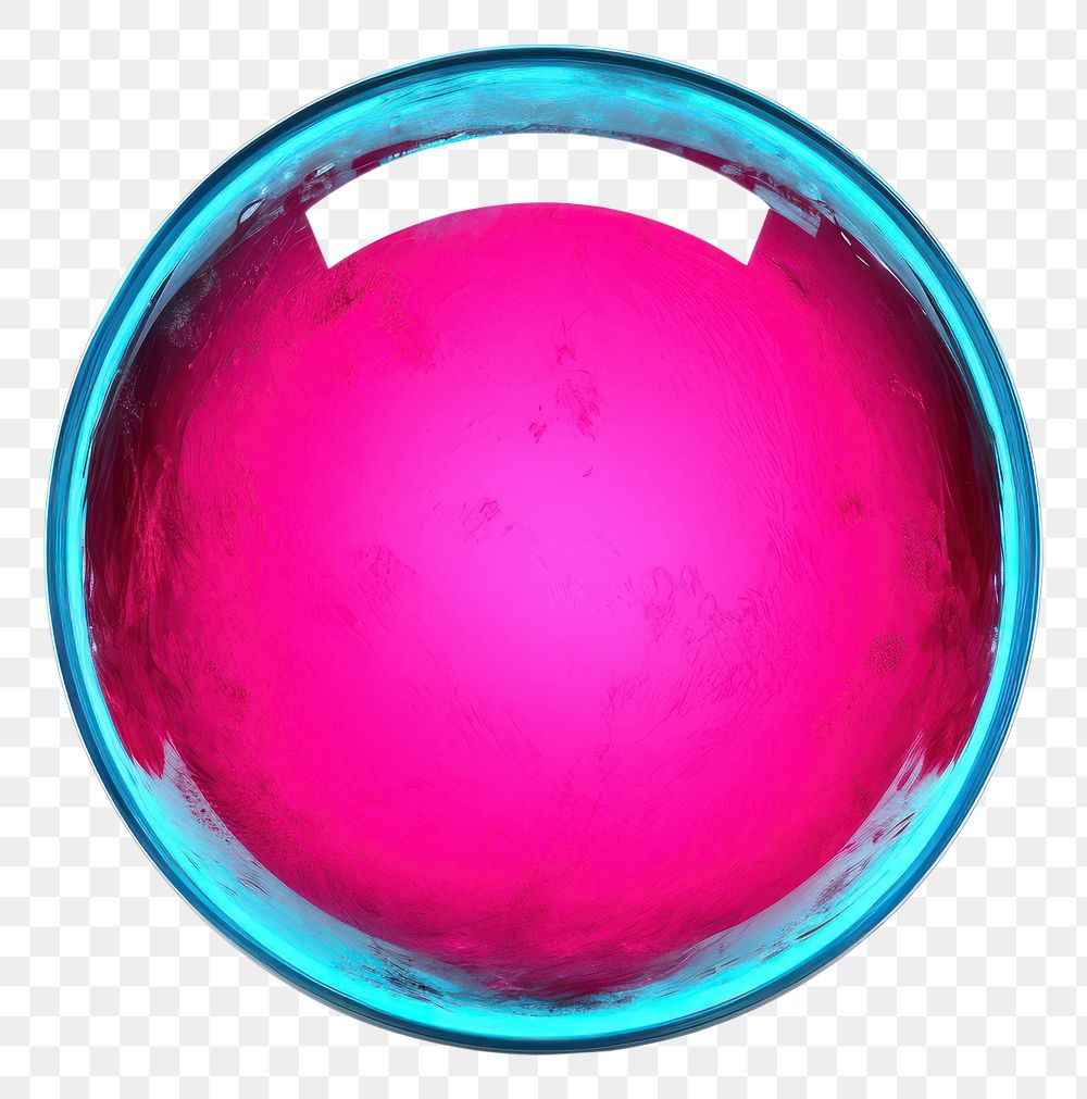 PNG Neon full moon sphere | Free PNG - rawpixel