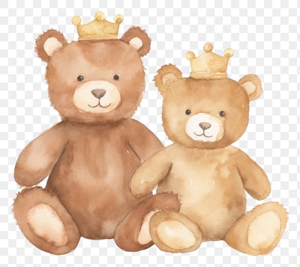 PNG Teddy bear plush crown | Free PNG - rawpixel