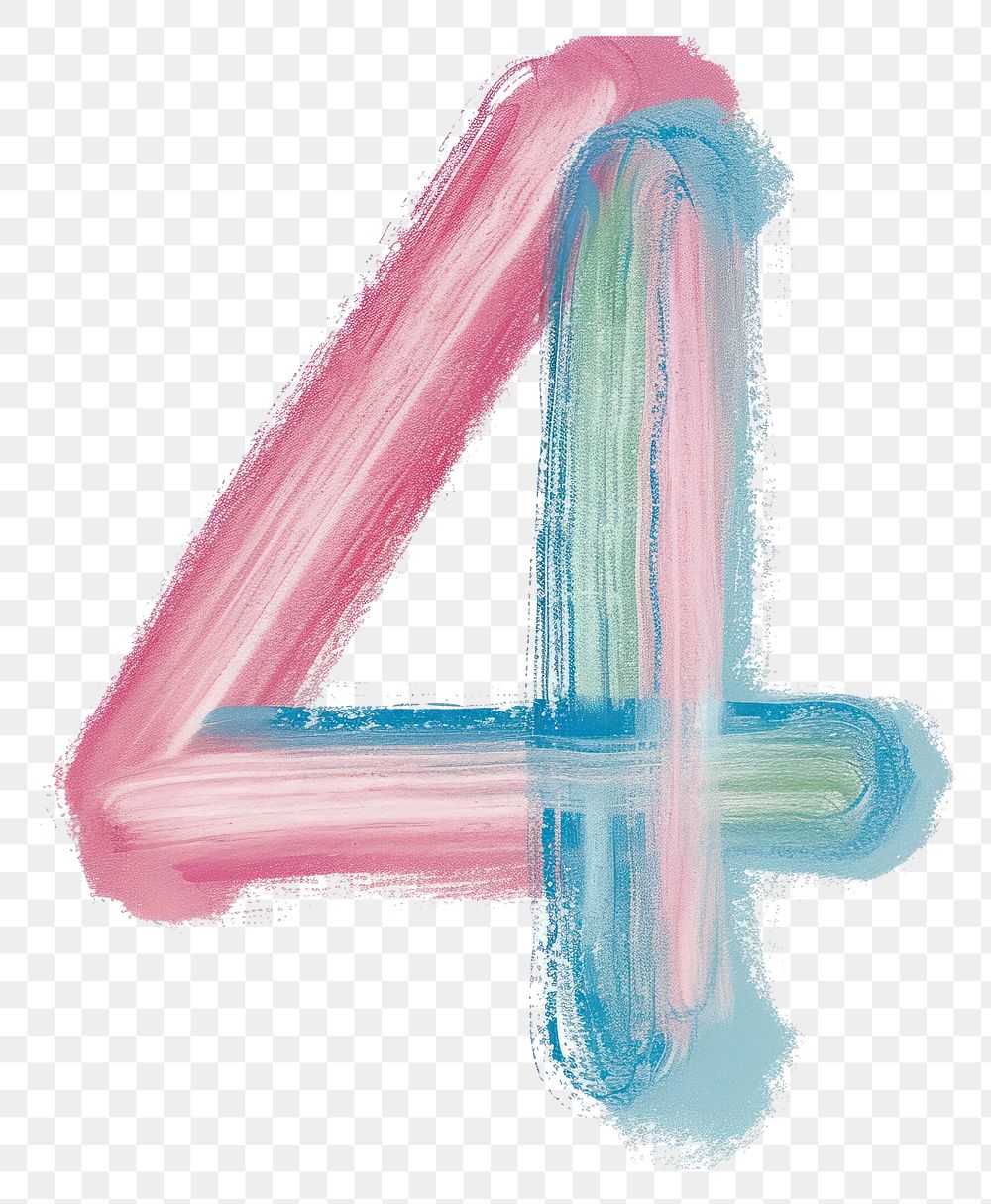 PNG Cute number letter 4 | Premium PNG - rawpixel