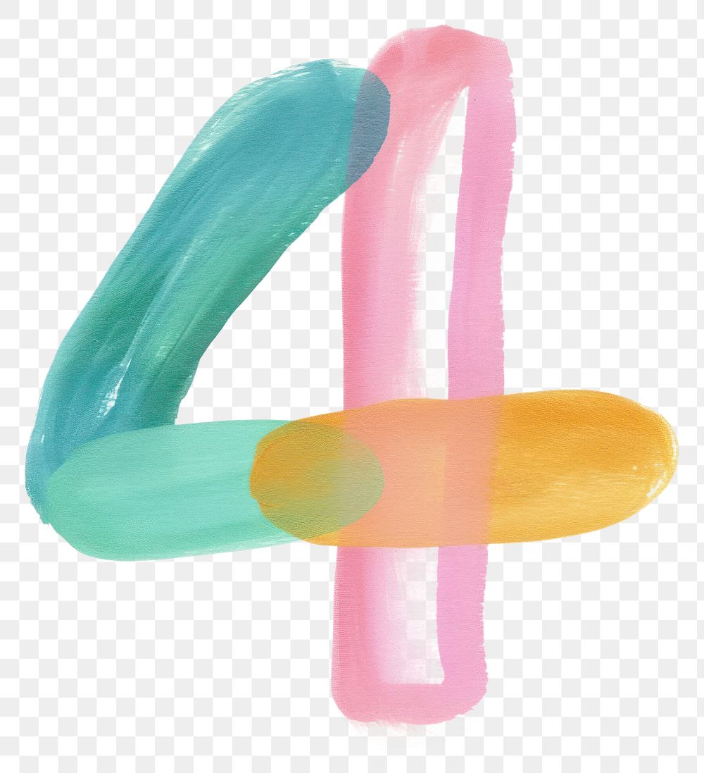 PNG Cute number letter 4 | Premium PNG - rawpixel