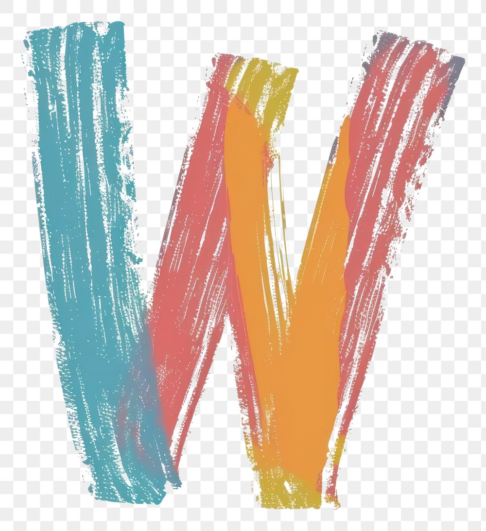 PNG Cute letter W text | Premium PNG - rawpixel