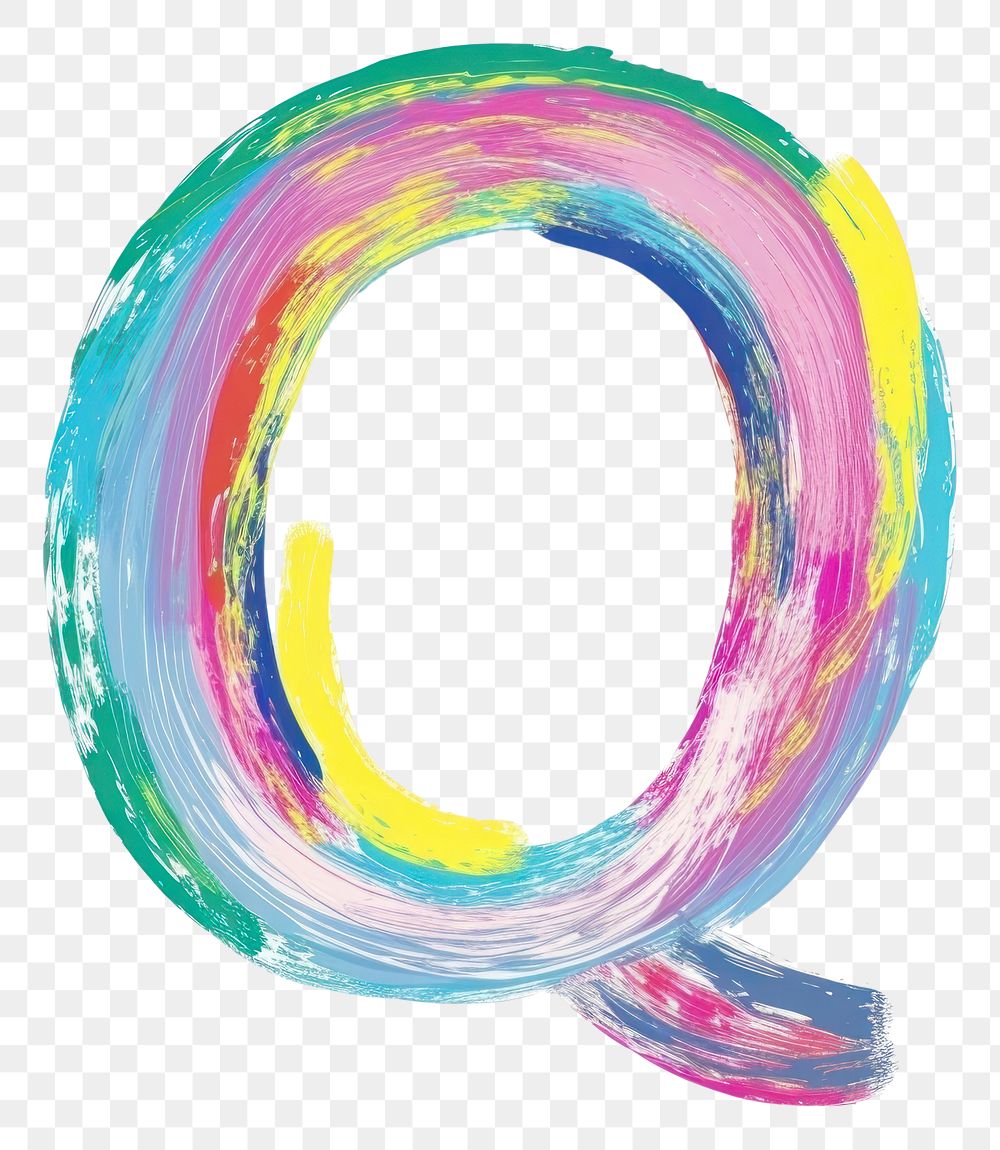PNG Cute letter Q painting | Premium PNG - rawpixel