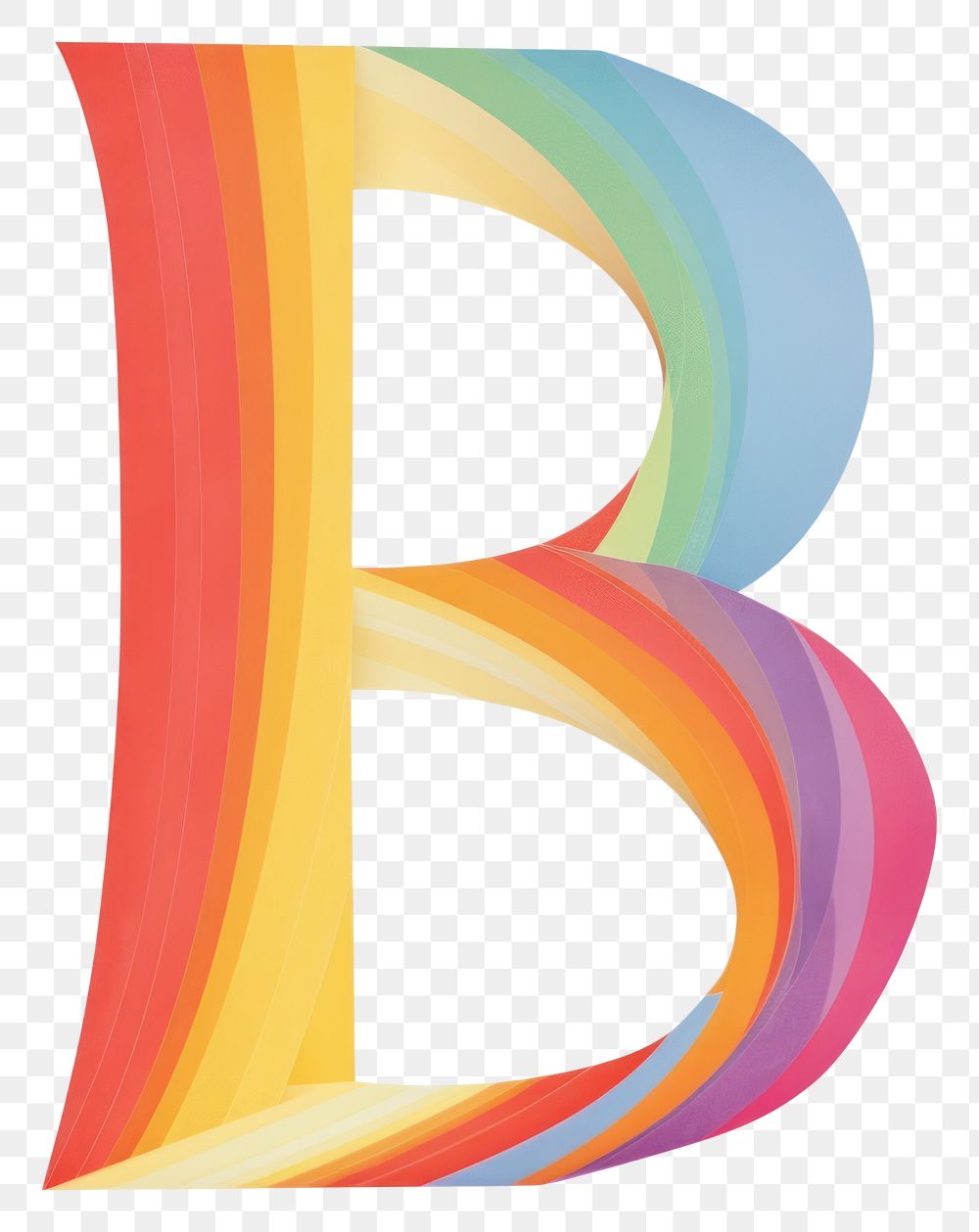 PNG Letter B cut paper | Premium PNG - rawpixel