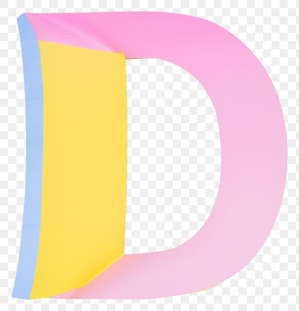 PNG Letter D cut paper | Premium PNG - rawpixel