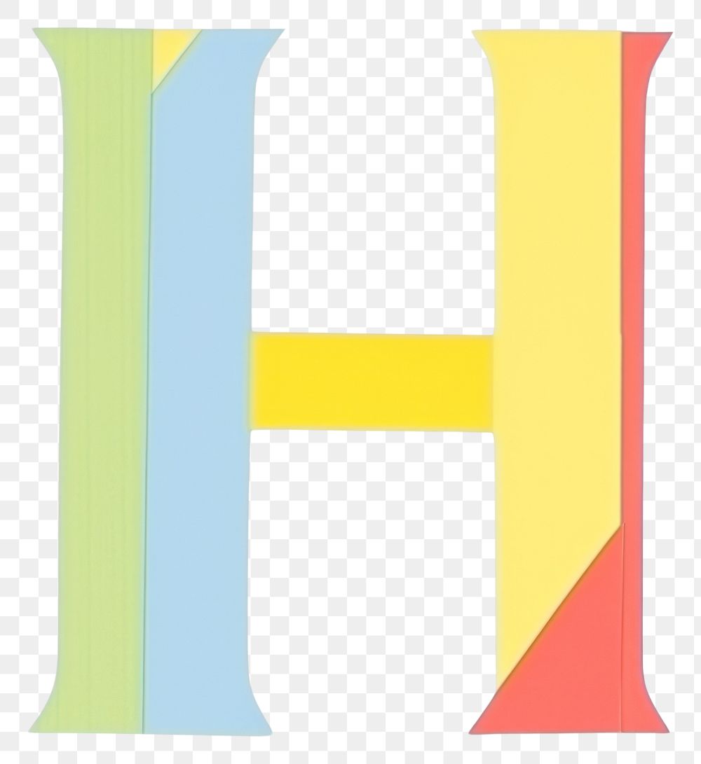 PNG Letter H cut paper | Premium PNG - rawpixel