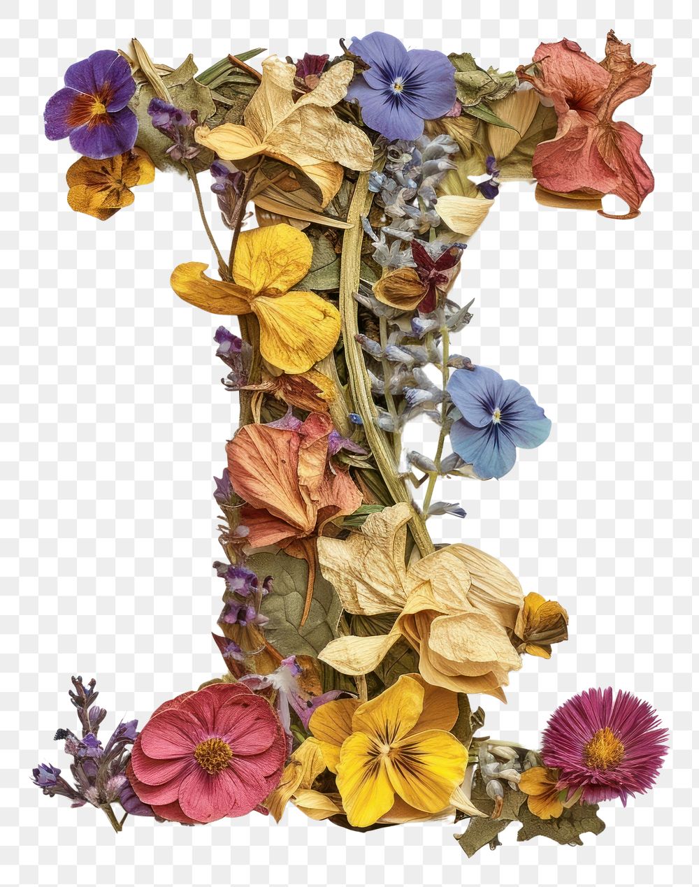 PNG Alphabet I font flower | Free PNG - rawpixel
