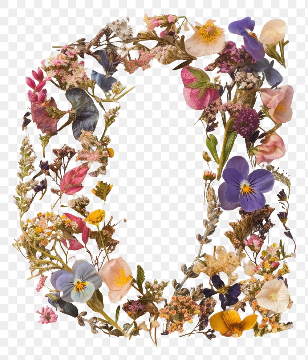 PNG Alphabet O font flower | Premium PNG - rawpixel