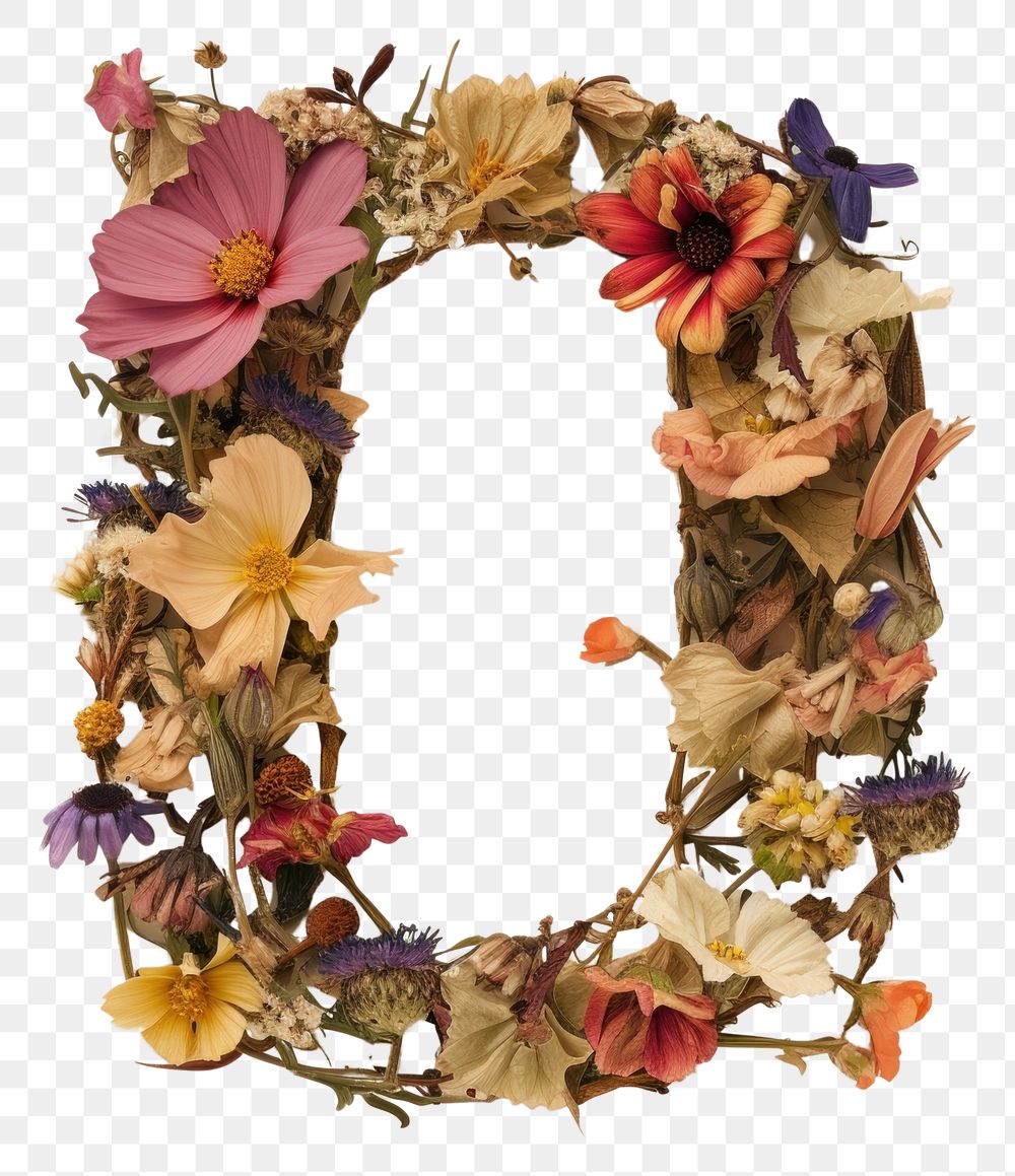 PNG Alphabet O font flower | Premium PNG - rawpixel