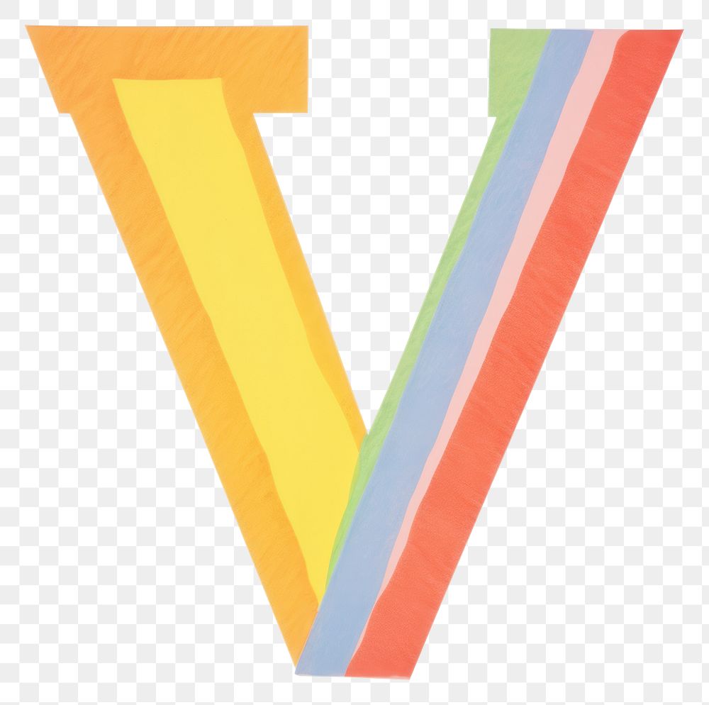 PNG Letter V cut paper | Premium PNG - rawpixel