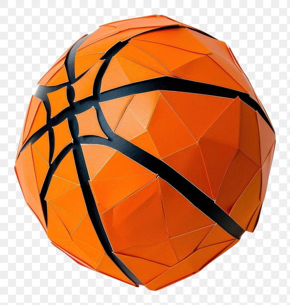 PNG Basketball origami sphere sports. | Free PNG - rawpixel