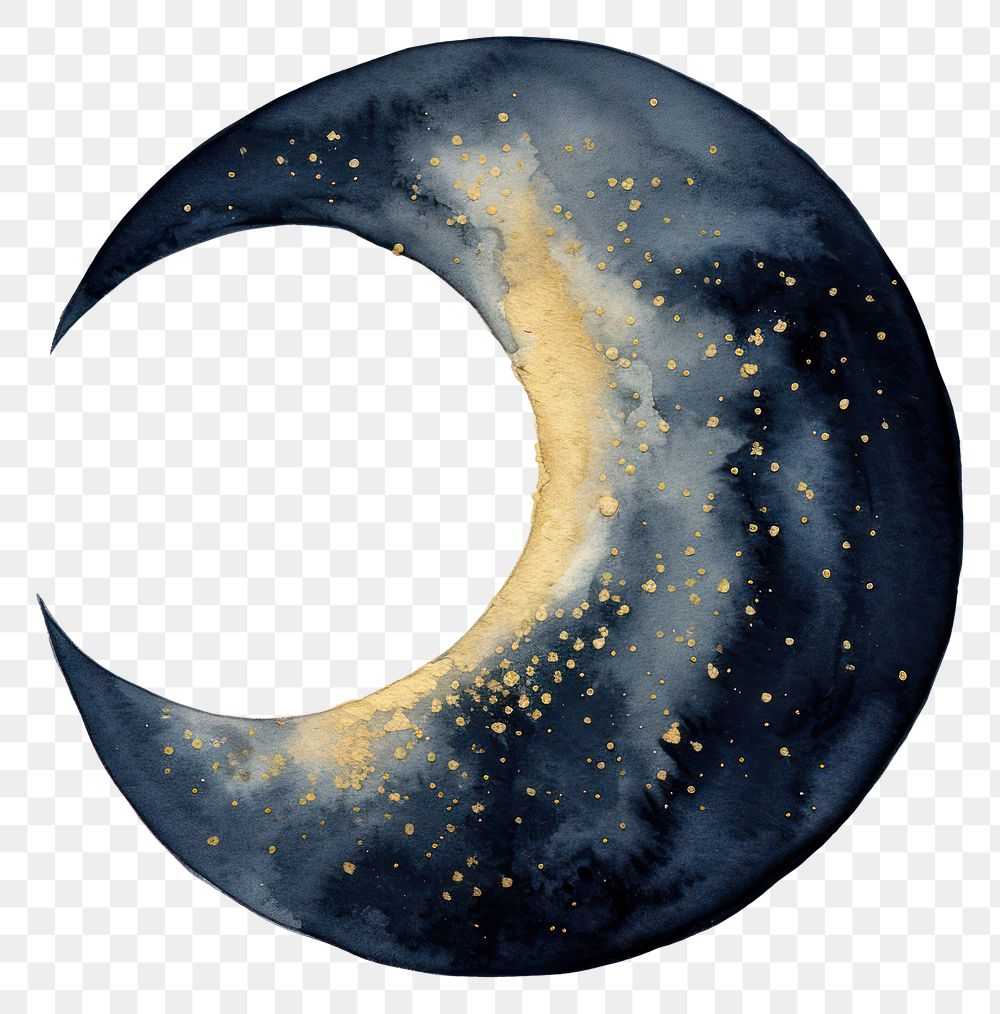 Indigo moon astronomy nature night. | Premium PNG - rawpixel
