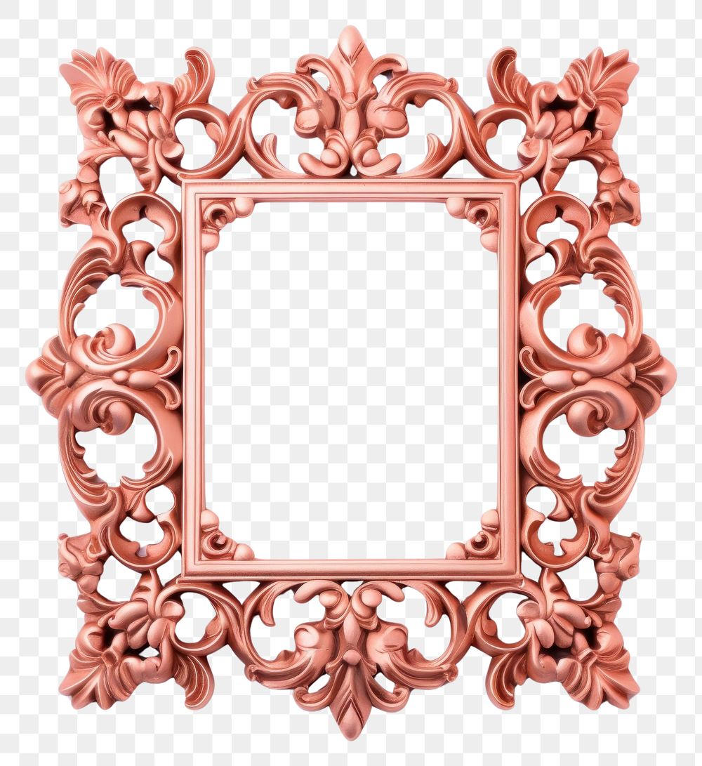 PNG Vintage copper frame white | Premium PNG - rawpixel