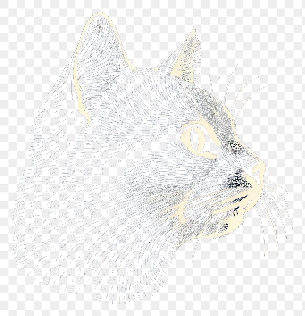 PNG Cat drawing animal mammal. | Premium PNG - rawpixel