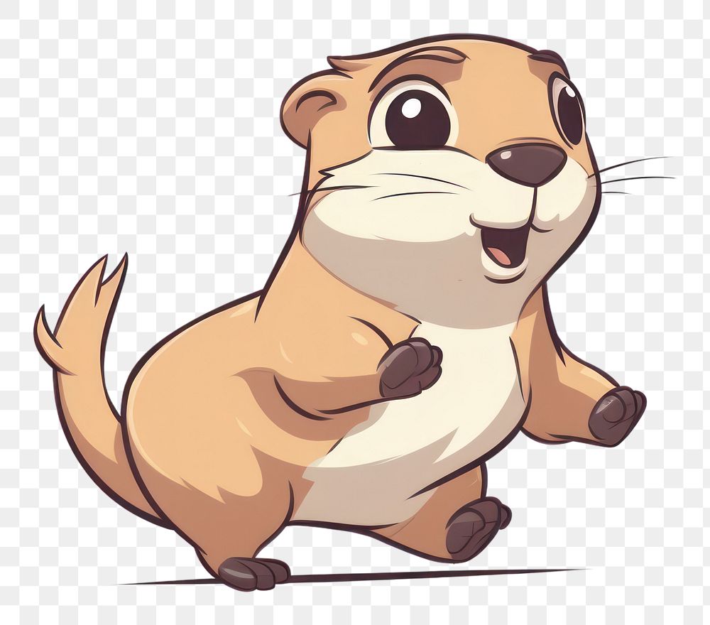 Prairie dog cartoon style animal | Free PNG - rawpixel
