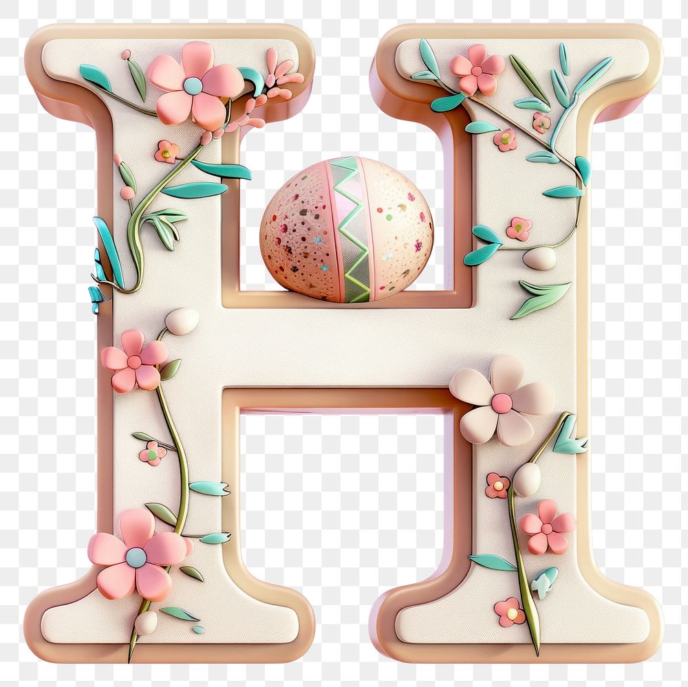 PNG Easter letter H easter | Free PNG - rawpixel