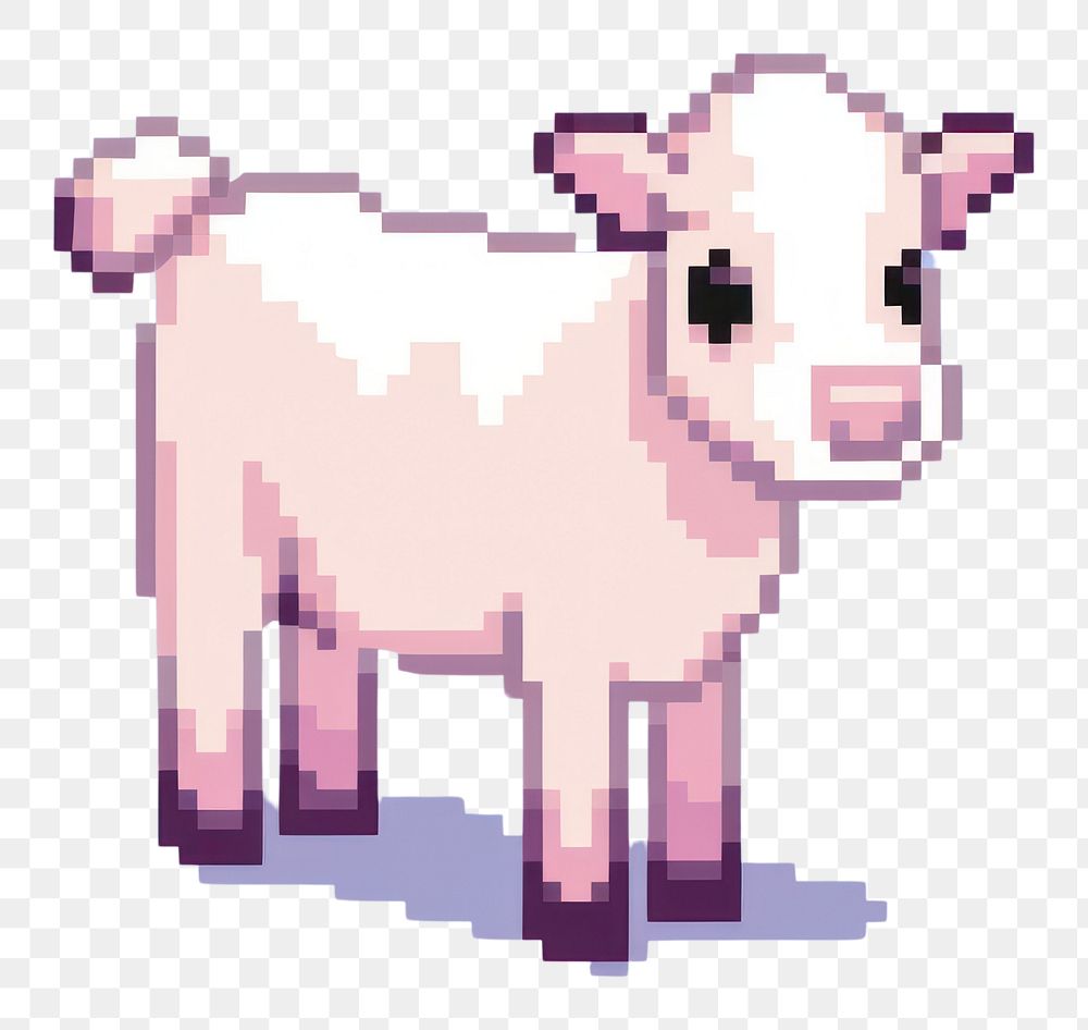 PNG Milk cow pixel livestock | Free PNG - rawpixel