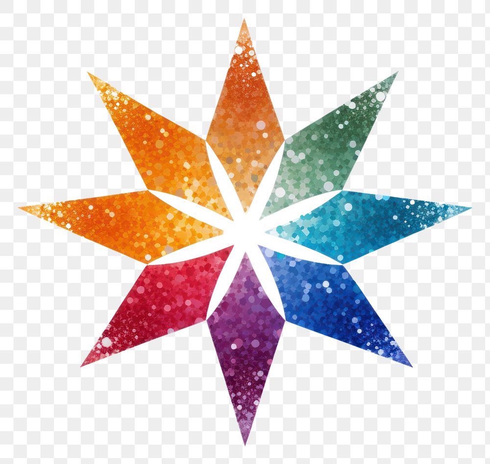 PNG Colorful octagram icon shape | Premium PNG - rawpixel